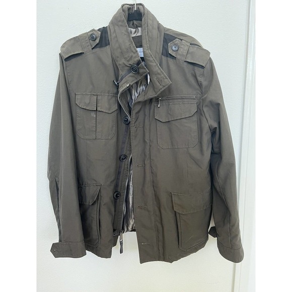 Andrew Marc | Jackets & Coats | Olive Green Insulated Field Military ...